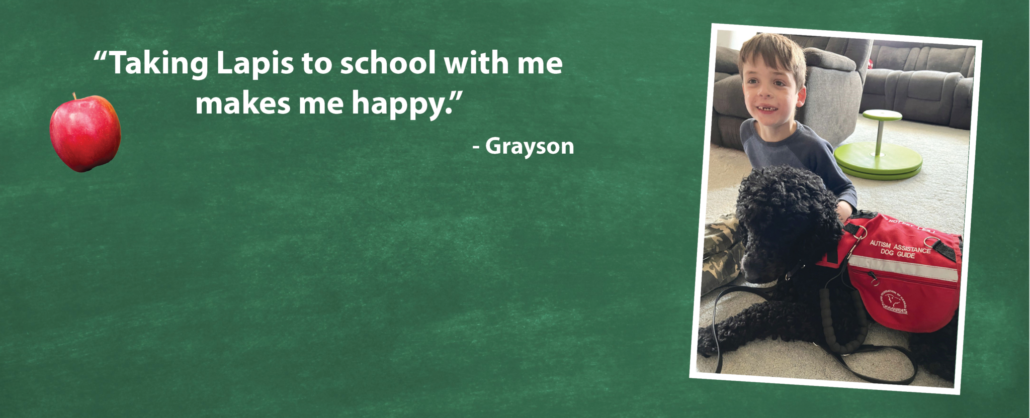 Grayson & Lapis - Lions Foundation of Canada Dog Guides